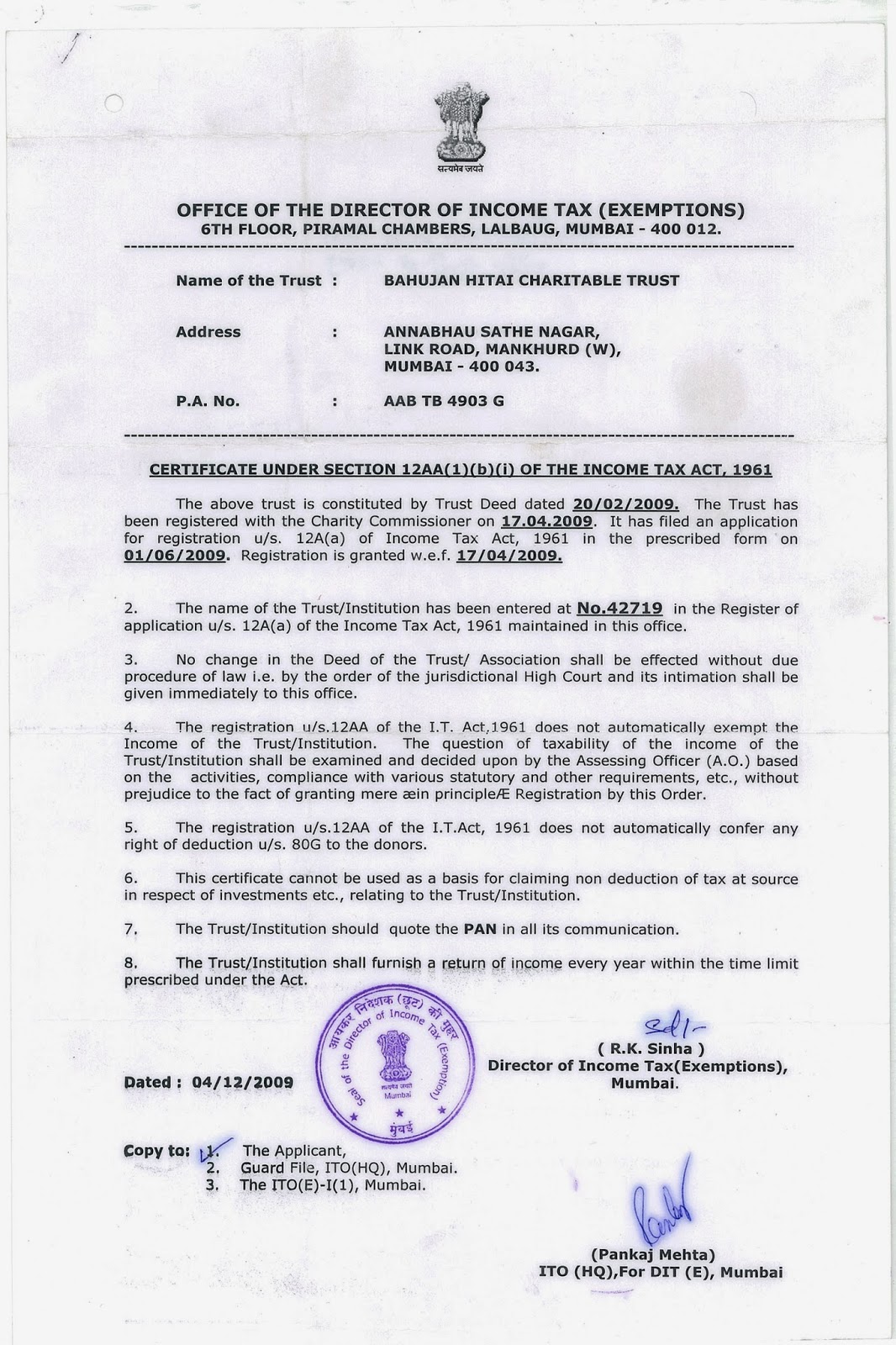 Bahujanhitai Charitable Trust Mumbai Registration Certificate bahujanhitai-charitable-trust-mumbai-registration-certificate