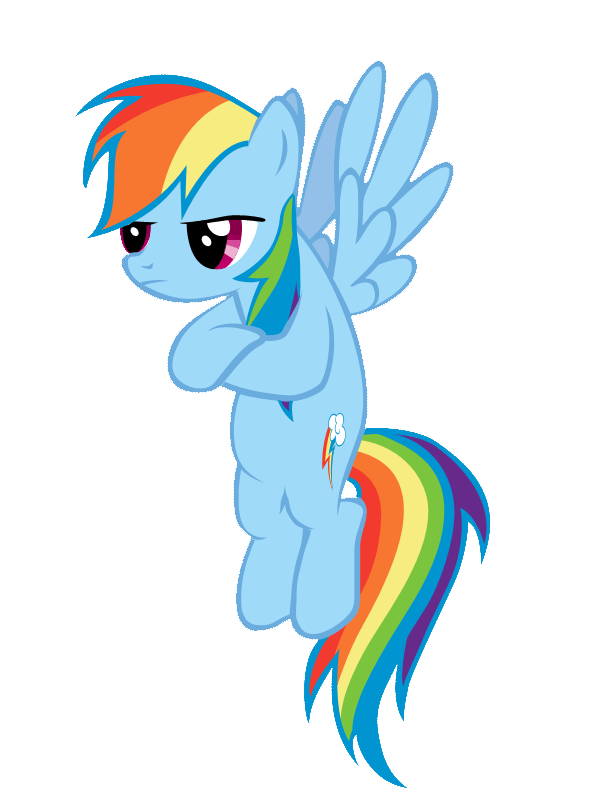 My Little Pony: GIFs animados de Rainbow Dash en My Little Pony