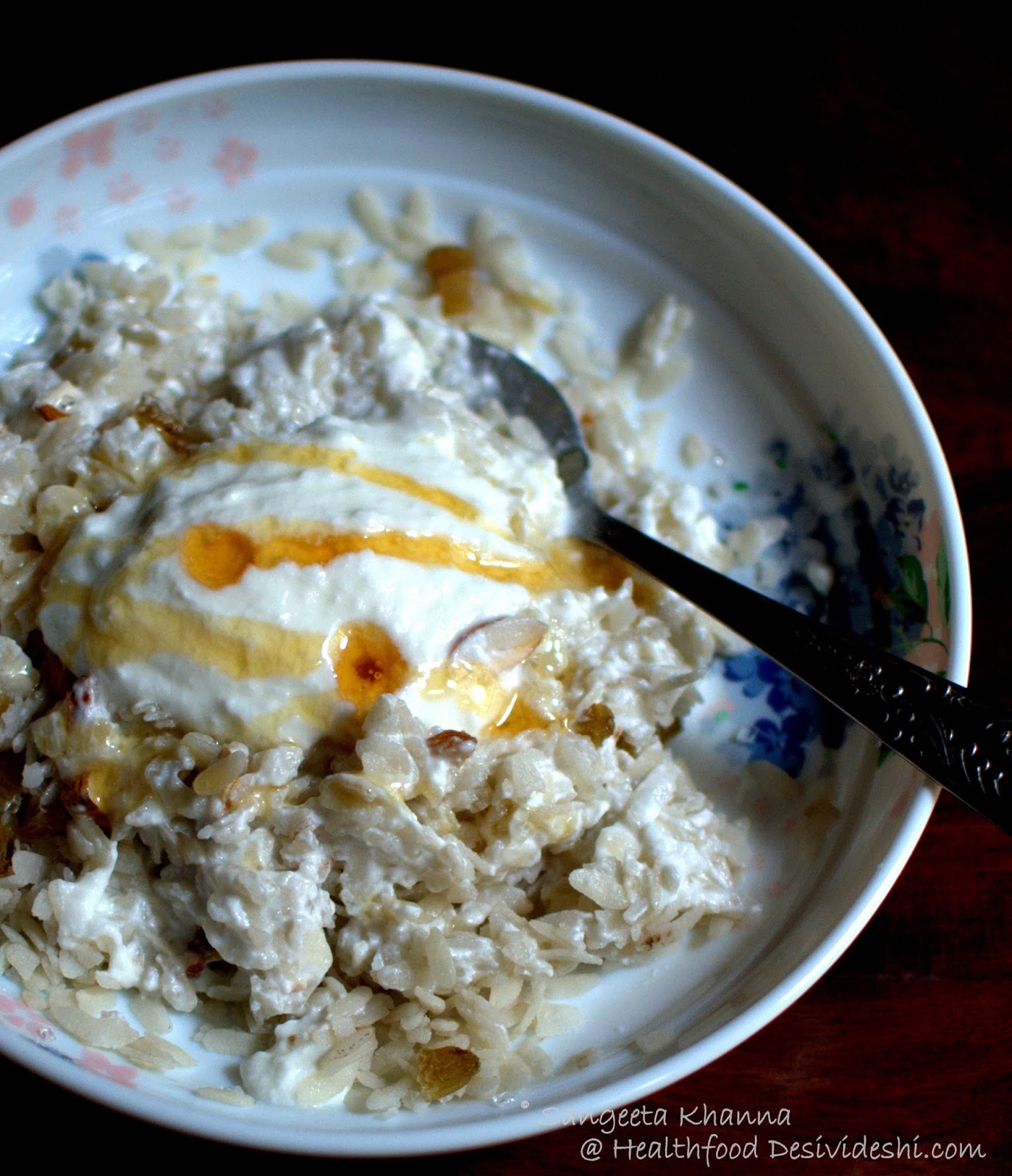 chiwda dahi (beaten rice with yogurt, fruit and nuts) | a forgotten ...