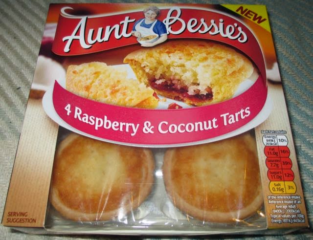 FOODSTUFF FINDS: Aunt Bessie's Raspberry & Coconut Tarts [By @SpectreUK]