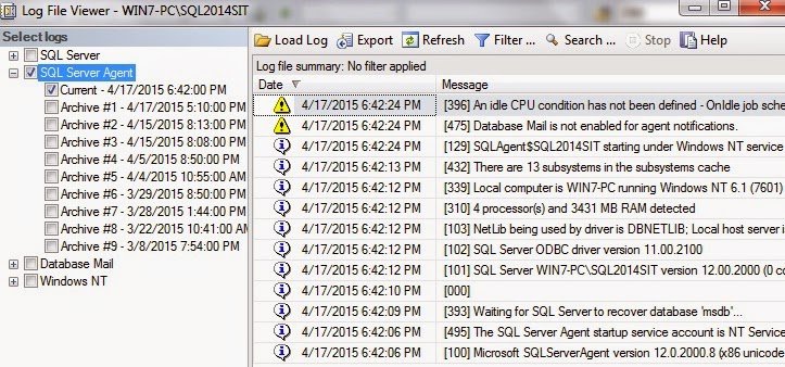 Knowledge Sharing: SQL Server Agent Quick Tips