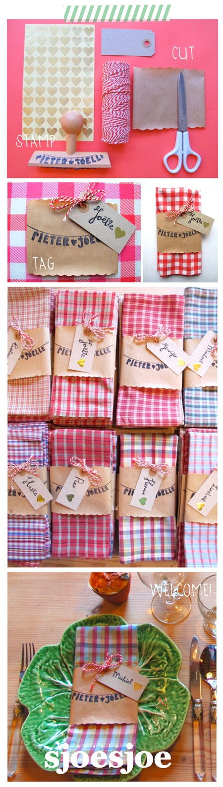 Joëlle Wehkamp: DIY Paper napkin ring