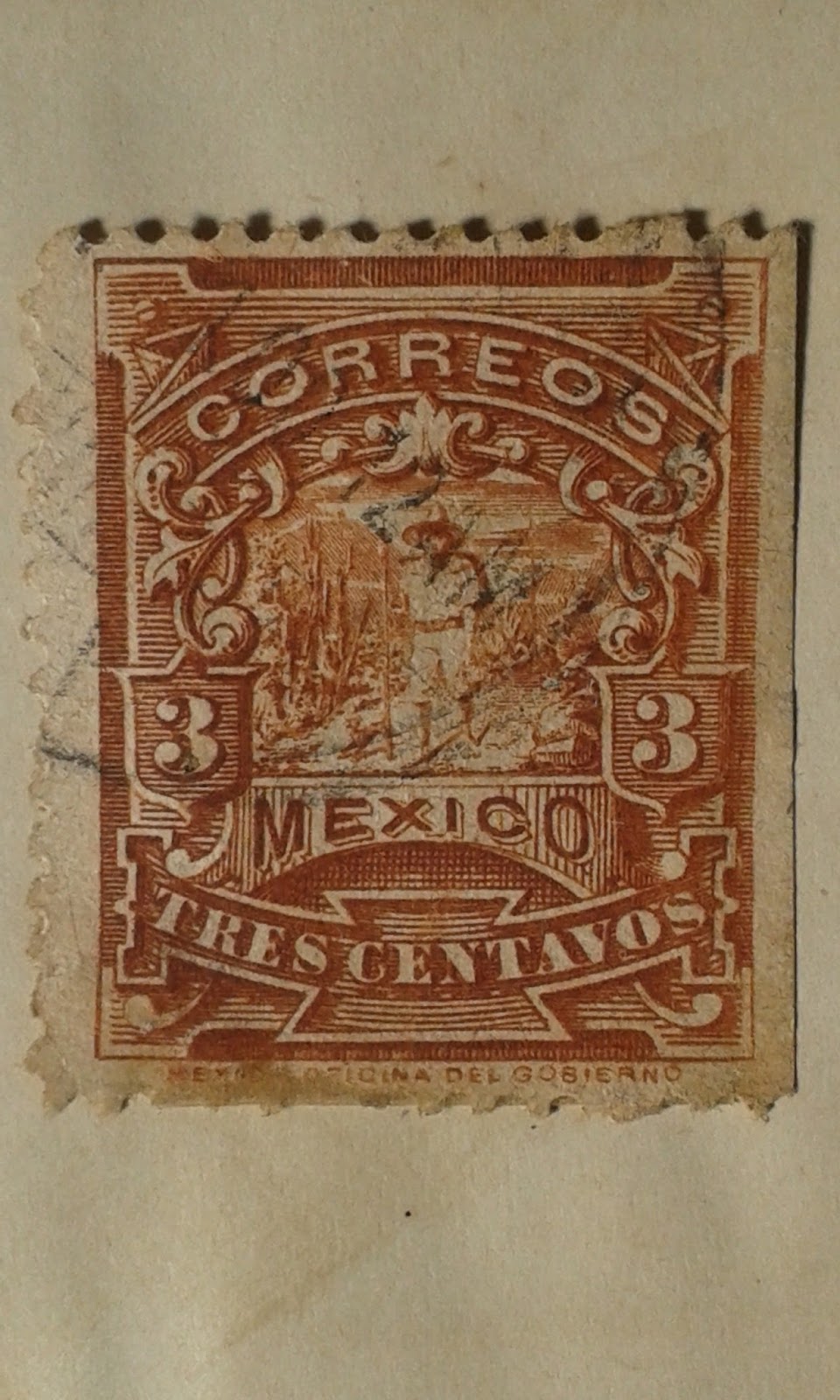 Mano's Rare World Stamps: MEXICO, 1800S.