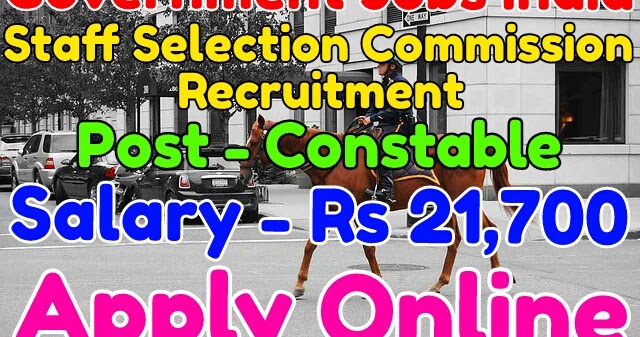 Staff Selection Commission Recruitment 2017 | Government Jobs India ...