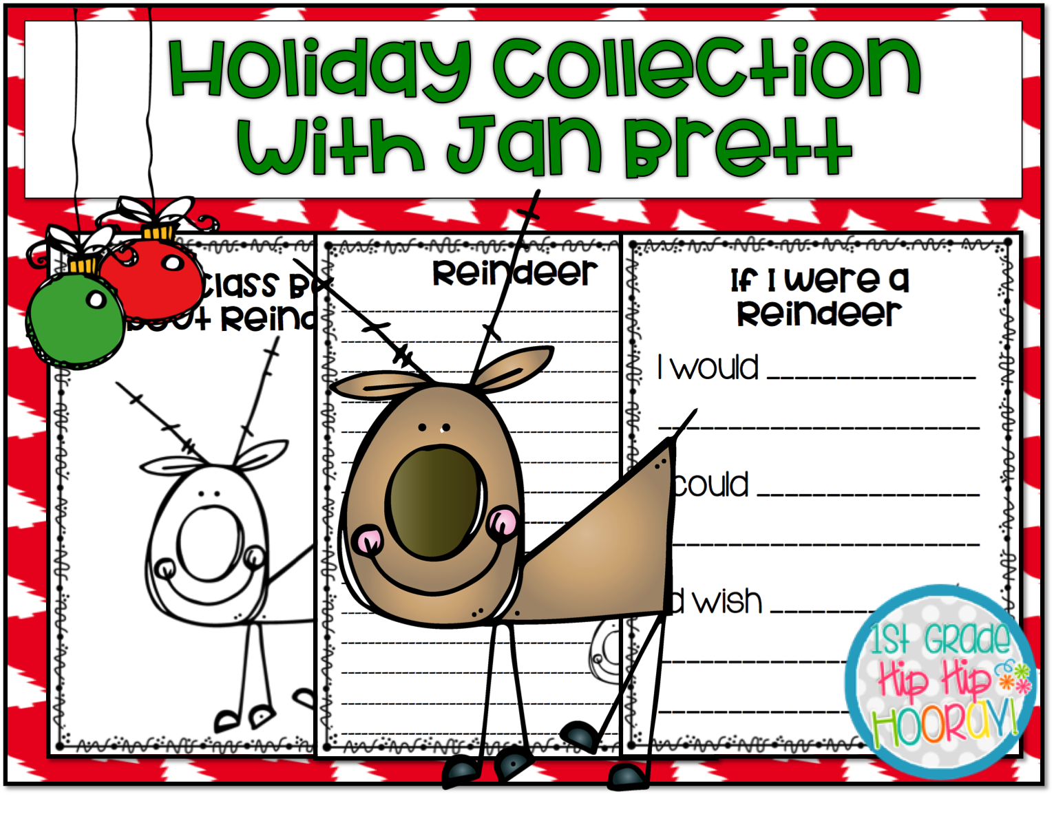 1st Grade Hip Hip Hooray!: A HOLIDAY COLLECTION WITH JAN BRETT!