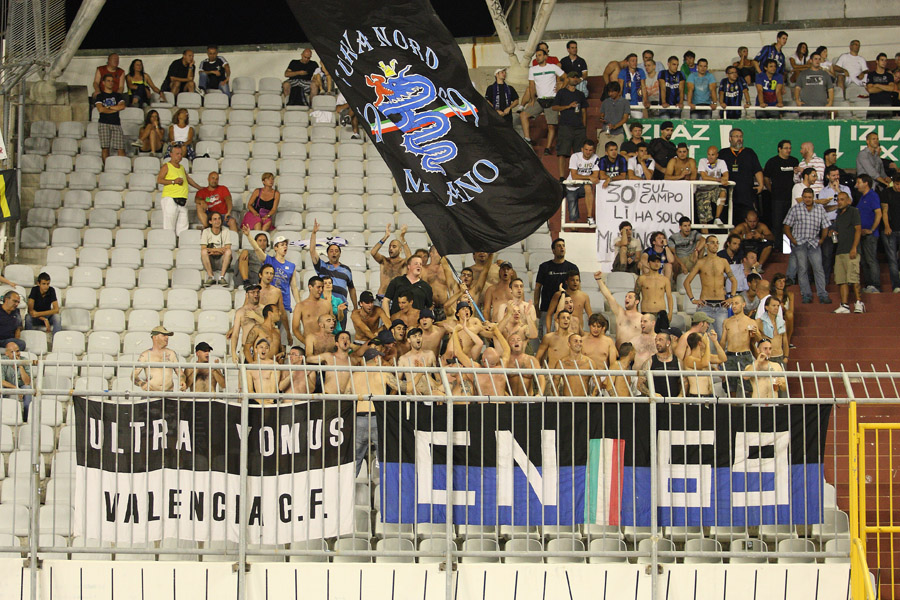 Ultras on tour: Hajduk Split-Inter Milán UEFA