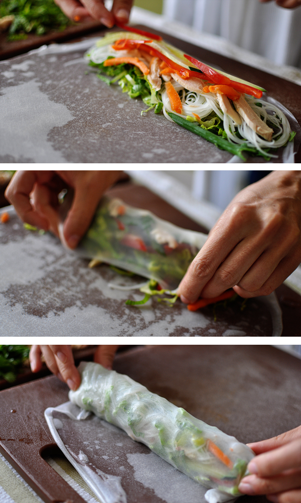 living.green.in.a.brown.town: rice paper....