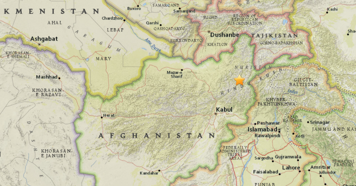 Sciency Thoughts: Magnitude 5.2 Earthquake in Badakhshan Province ...