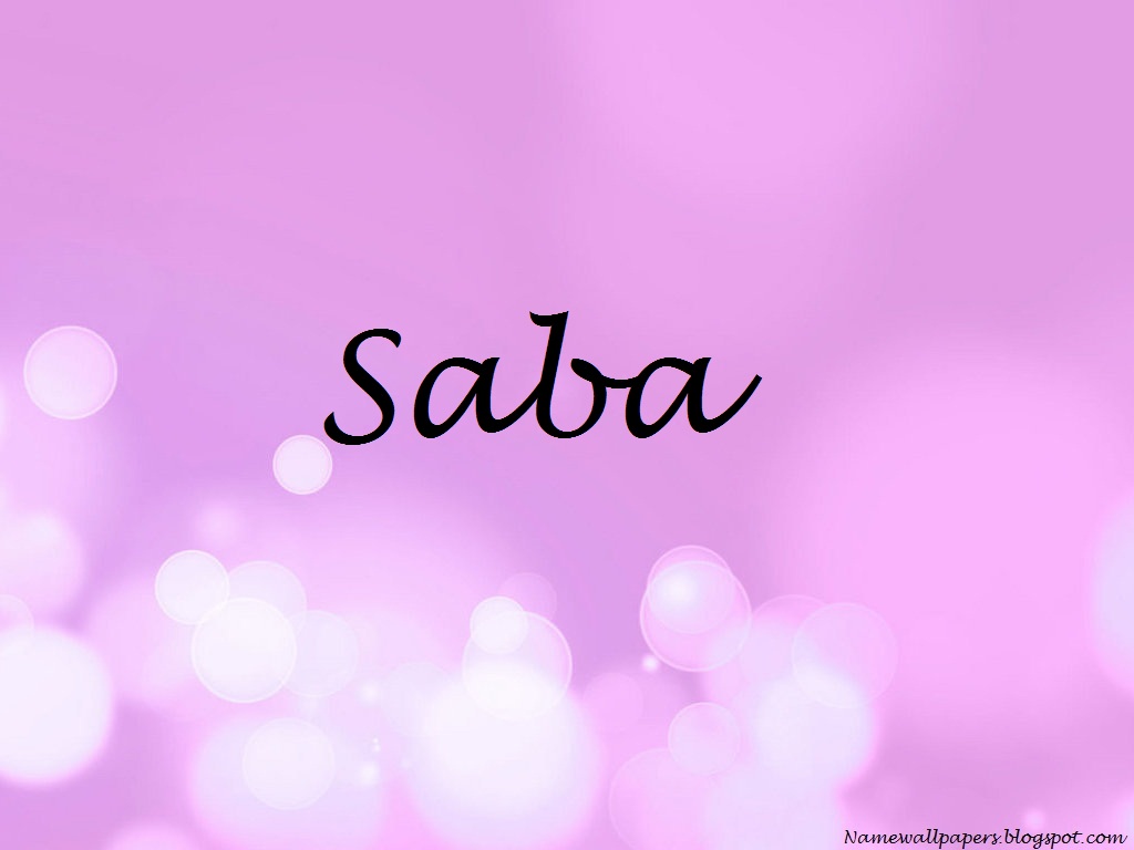 Saba Name Wallpapers Saba ~ Name Wallpapers HD Name Images Logo Name ...