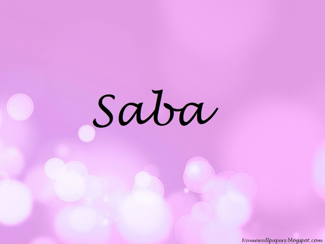 Saba Name Wallpapers Saba ~ Name Wallpapers HD Name Images Logo Name ...