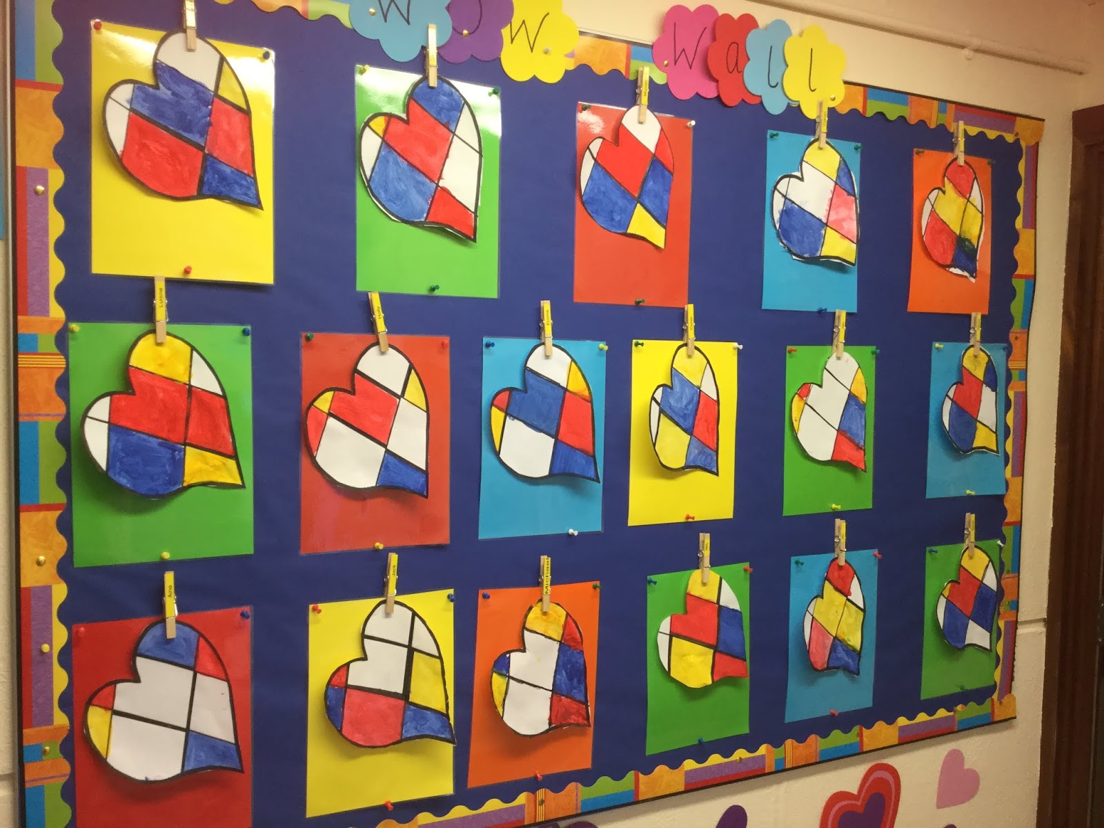 Burncourt National School, Cahir, Co. Tipperary: Piet Mondrian inspired ...