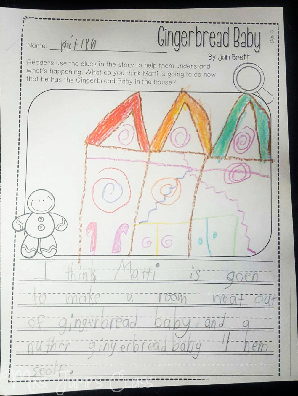 Gingerbread Week Lesson Plans for Kindergarten and first grade