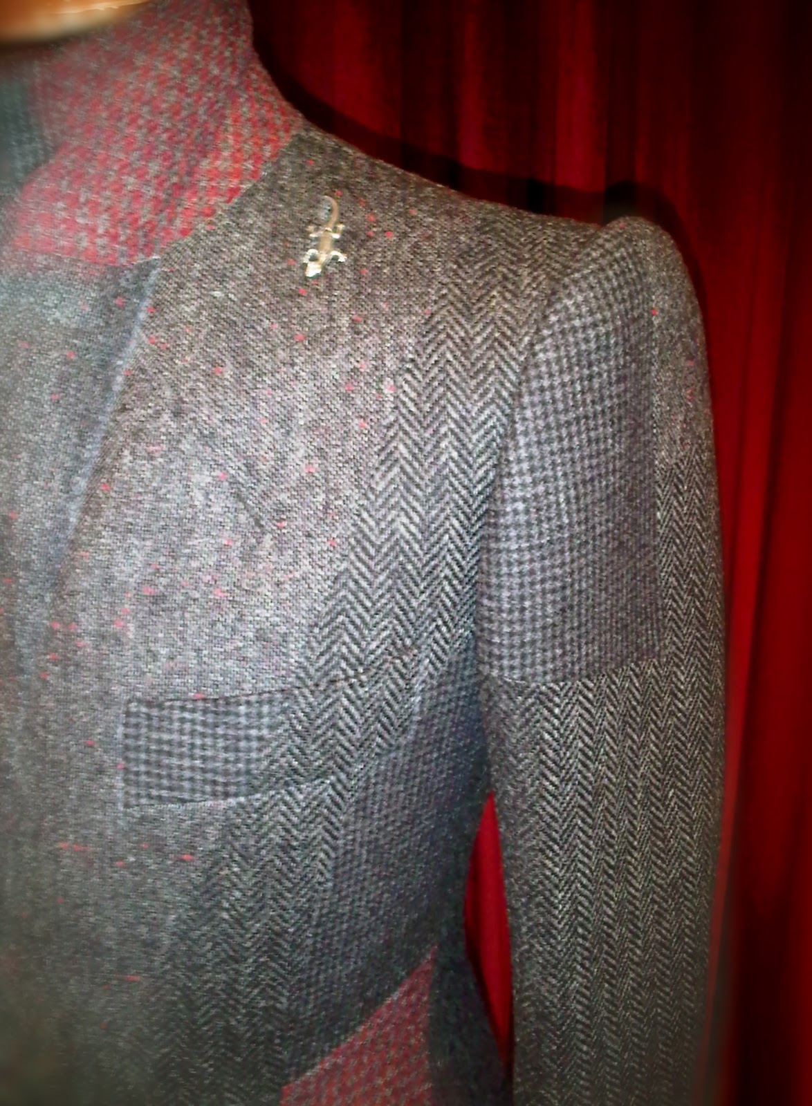 DAVIDE TAUB: Tweed Patchwork Jacket: Finished, 2011