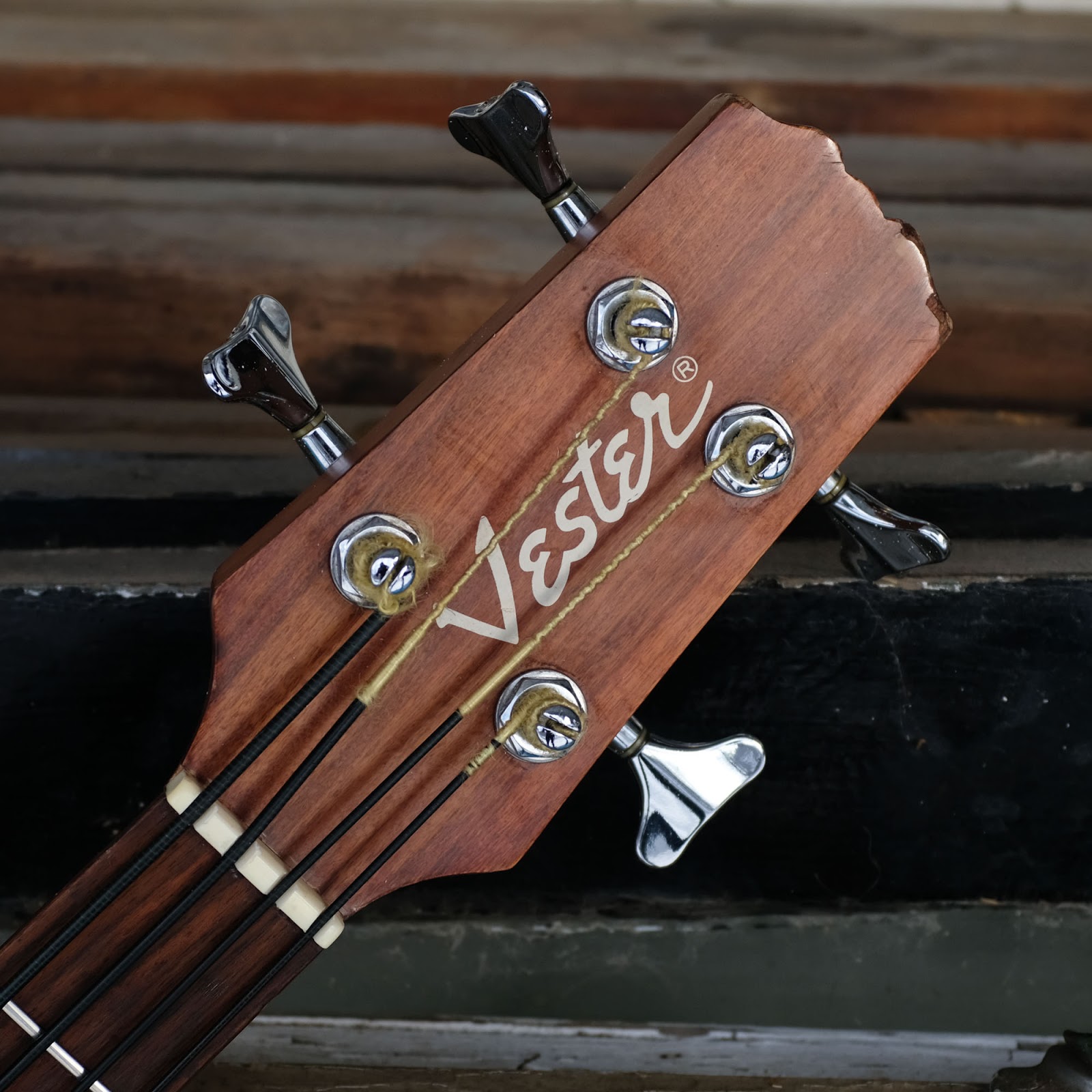 1990s Vester Acoustic Bass Guitar