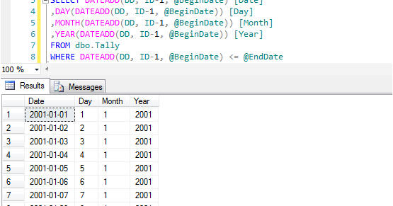 SQL Server Questions and Answers: What is Tally Table in SQL Server?