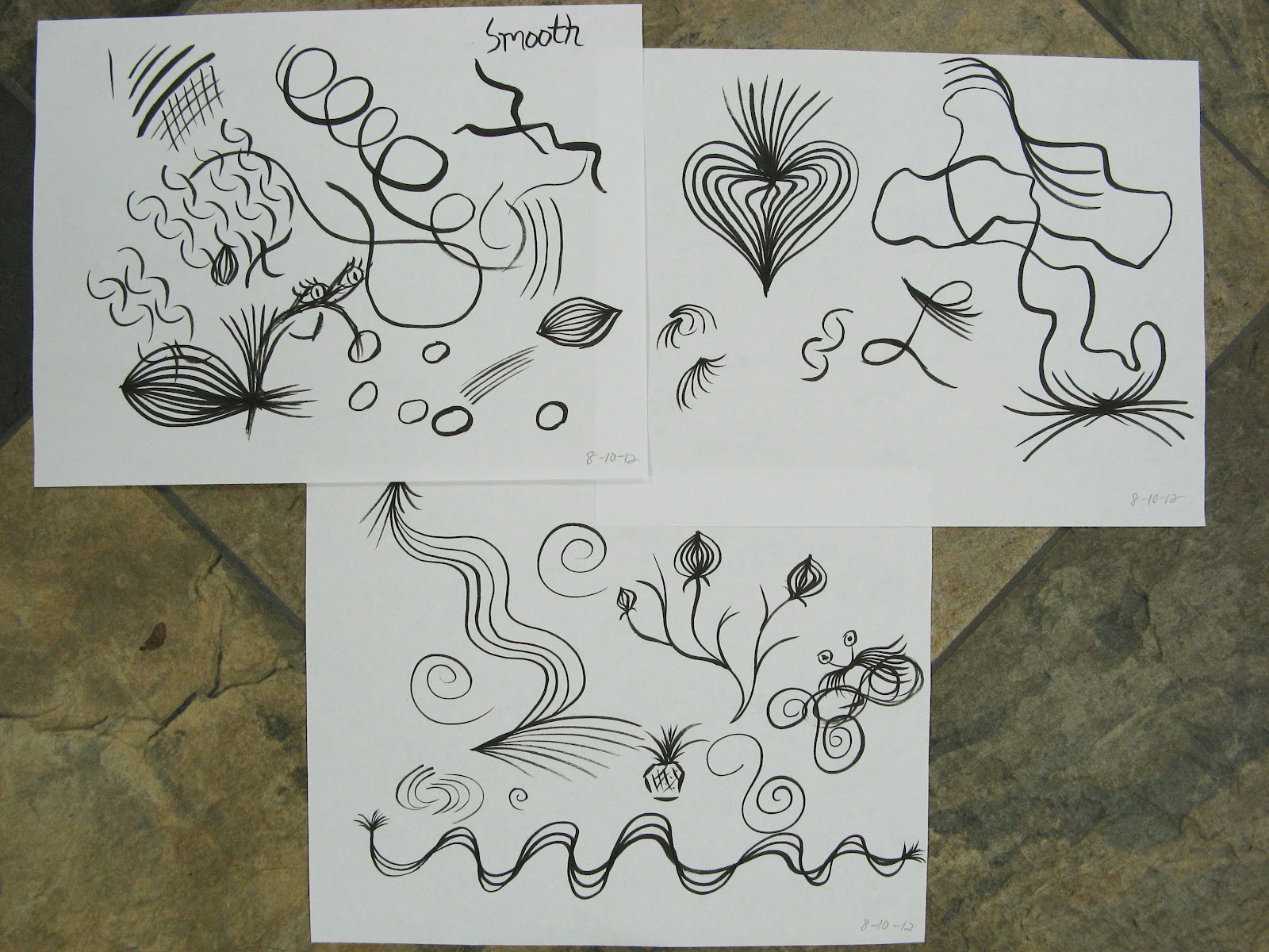 Leetie Art: Painting Course Lesson 7 - Line Variation