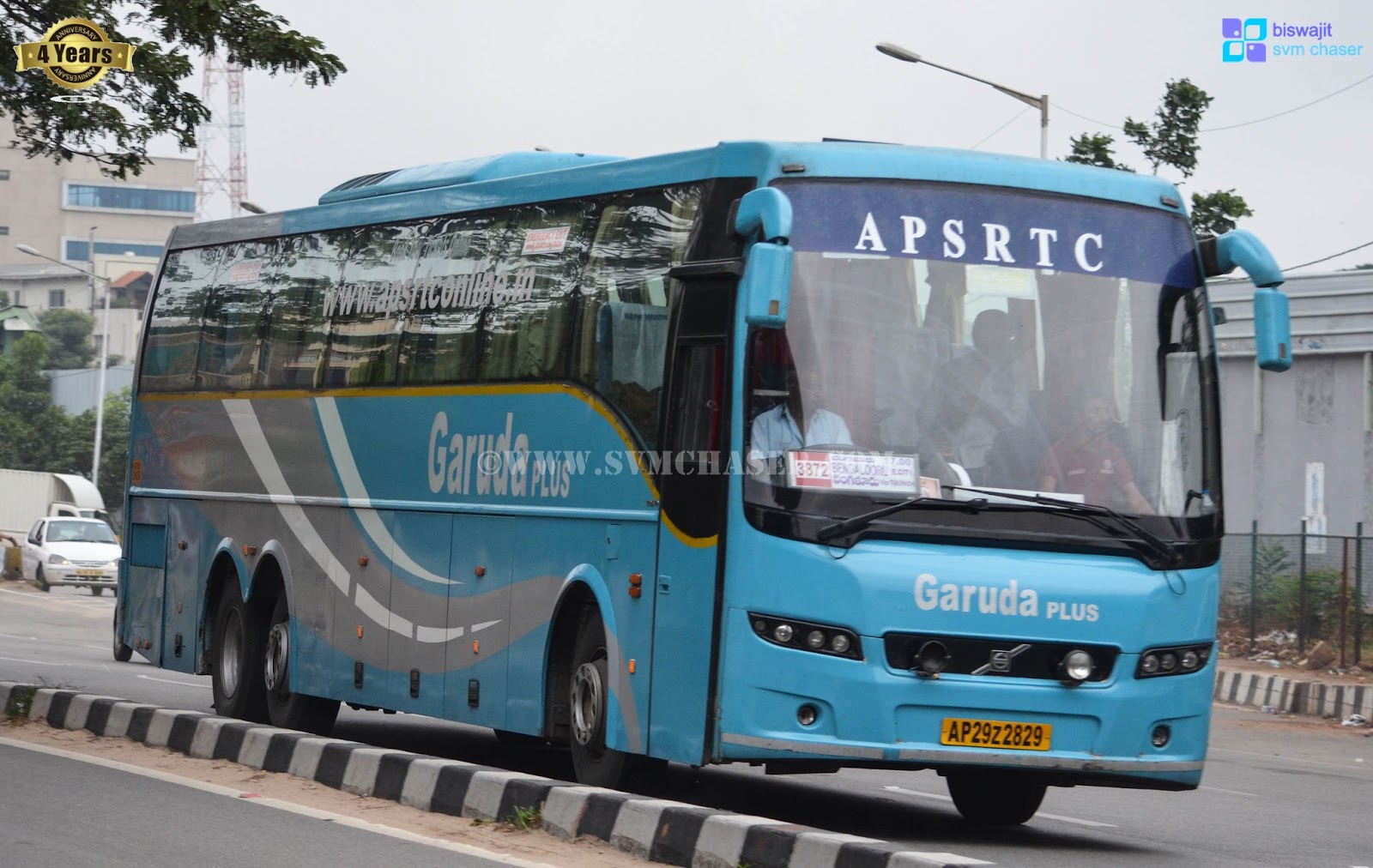 APSRTC Garuda Plus VOLVO B9R | Biswajit SVM Chaser