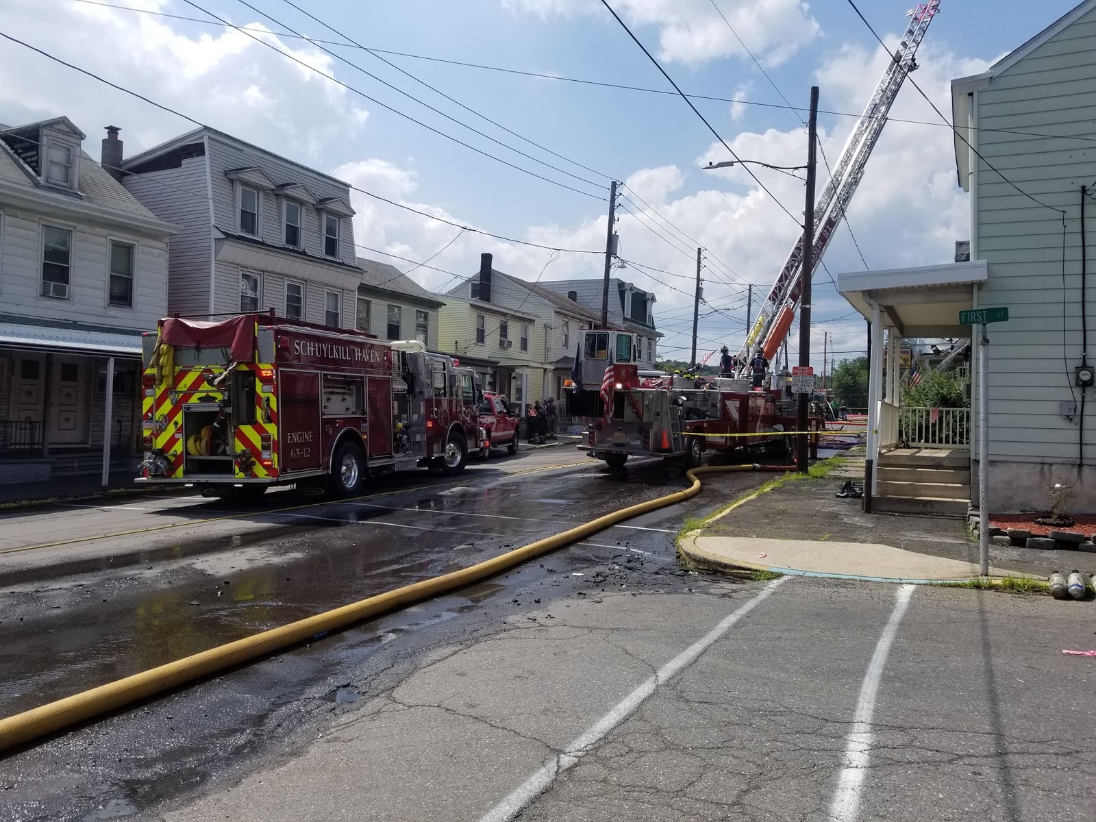 Two Families Displaced After Port Carbon Fire on Thursday