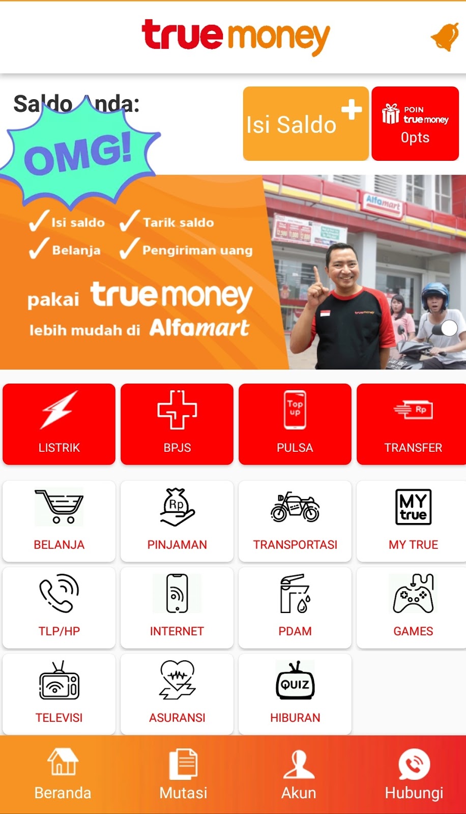 Transaksi Mudah dan Aman dengan Aplikasi TrueMoney di Merchant OttoPay ...