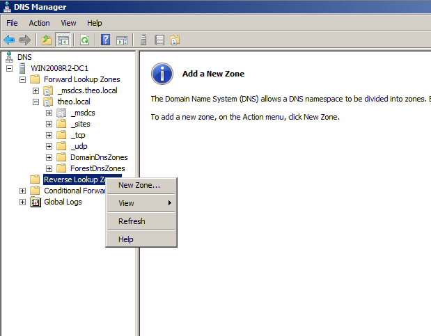 IoT (Internet of Theo): Windows Environment - DNS - Reverse Lookup Zone ...