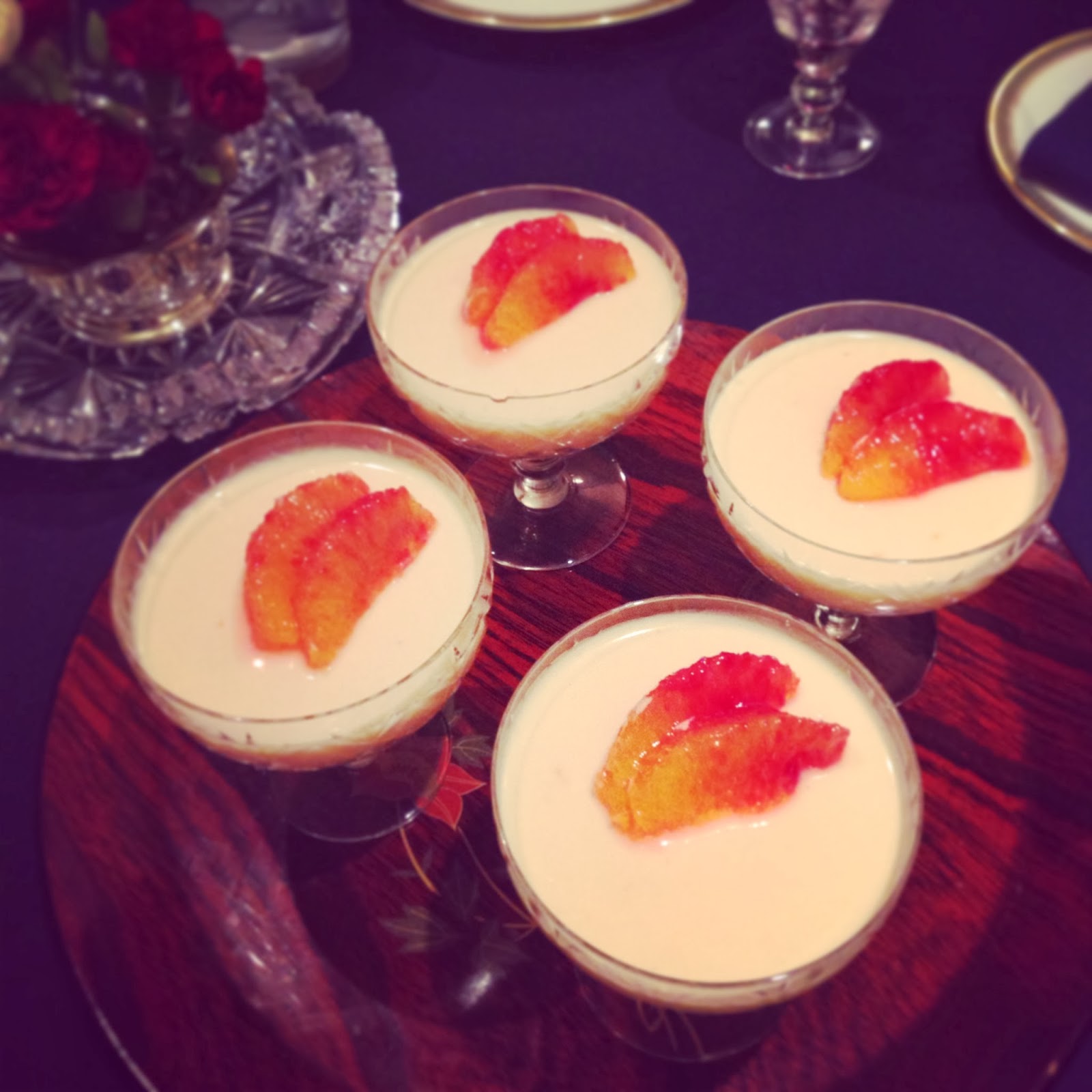 THE CULINARY TALES: A Dish a Day: Blood Orange Posset
