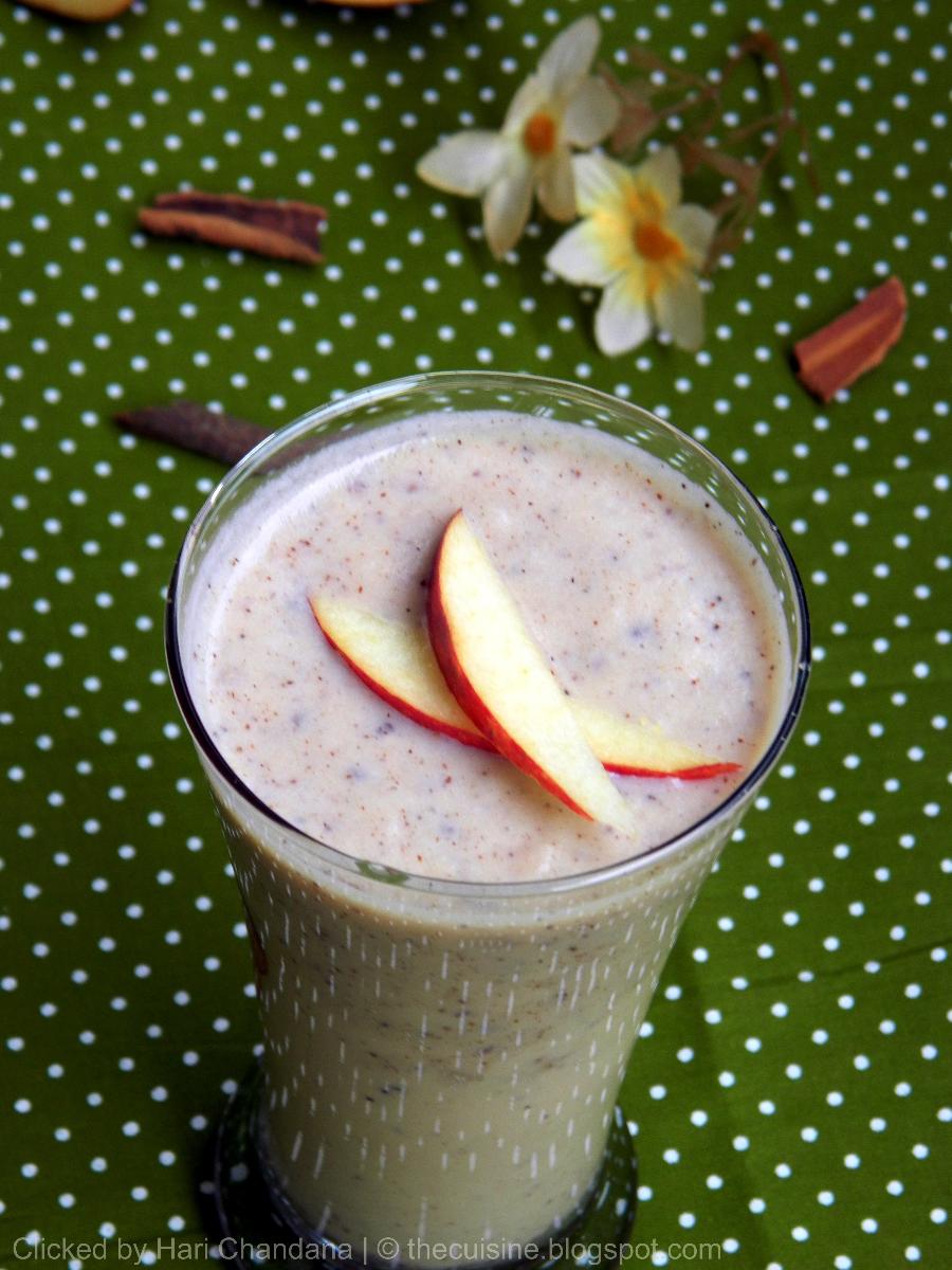 Apple Cinnamon Milkshake Recipe - Blend with Spices