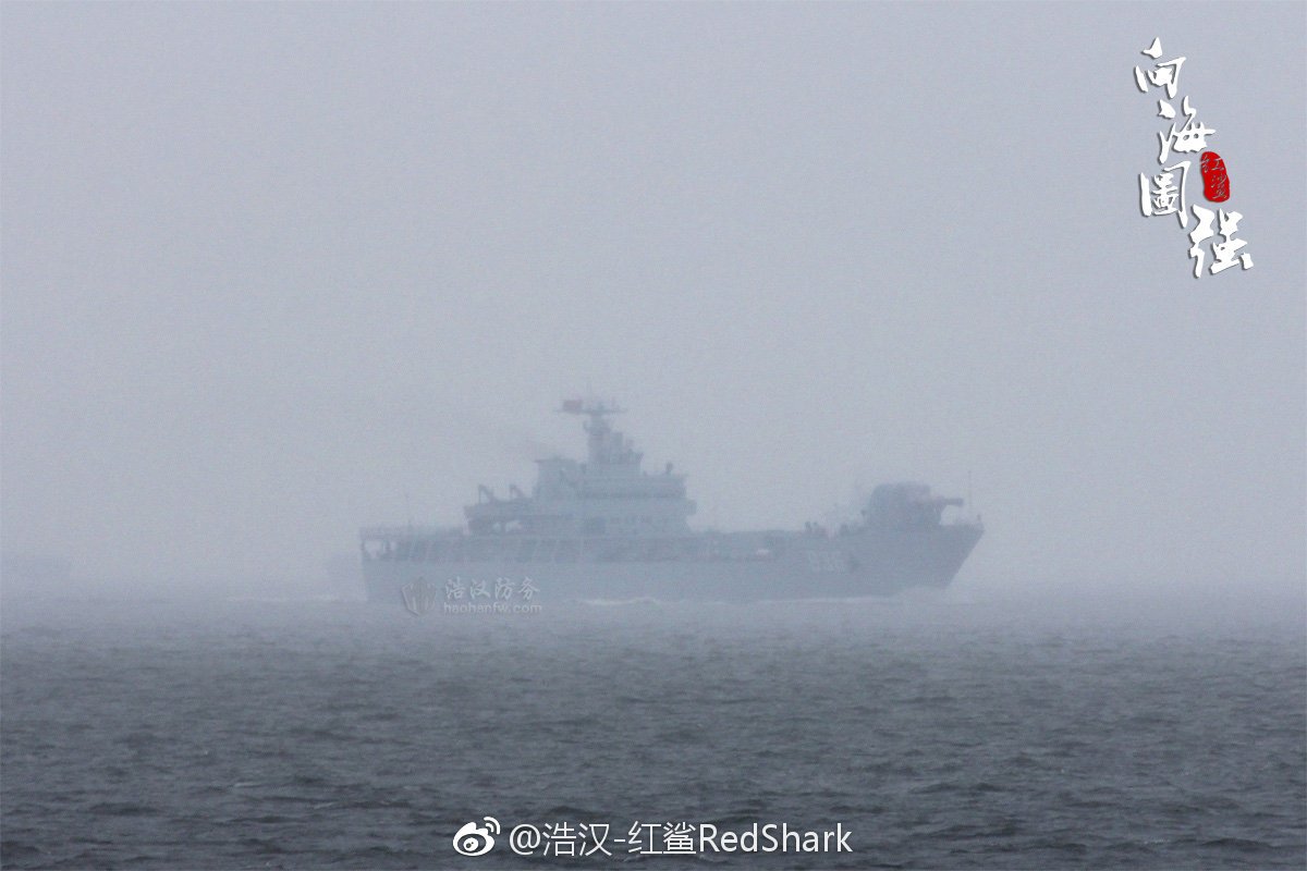 China Defense Blog: PLAN Railgun LST test platfrom off to another sea ...