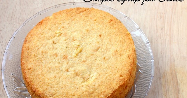 How to make a simple syrup to soak cakes ~ Full Scoops - A food blog ...