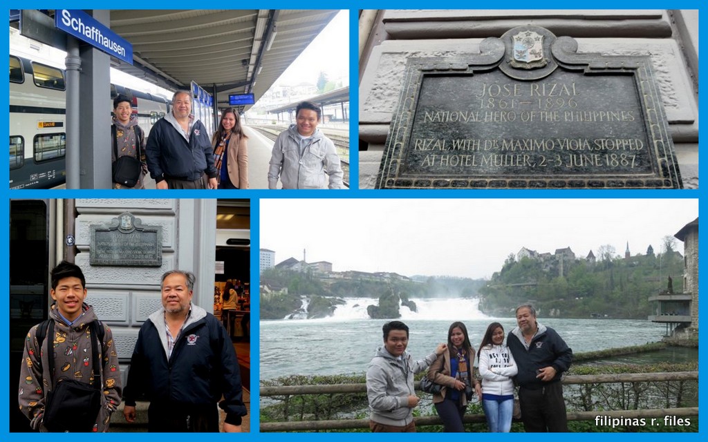 In Pinay's footsteps: RIZAL PLAQUES IN GERMANY AND SWITZERLAND @ 2013
