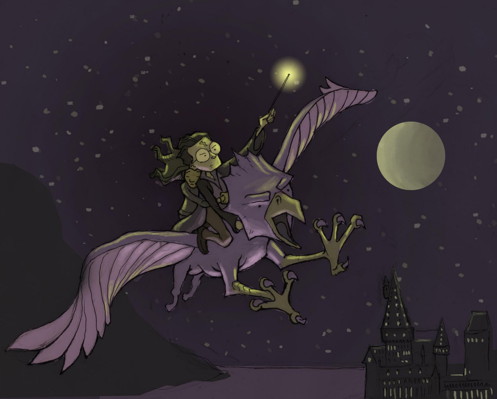 PC Illustration Quest: Harry Potter: Buckbeak