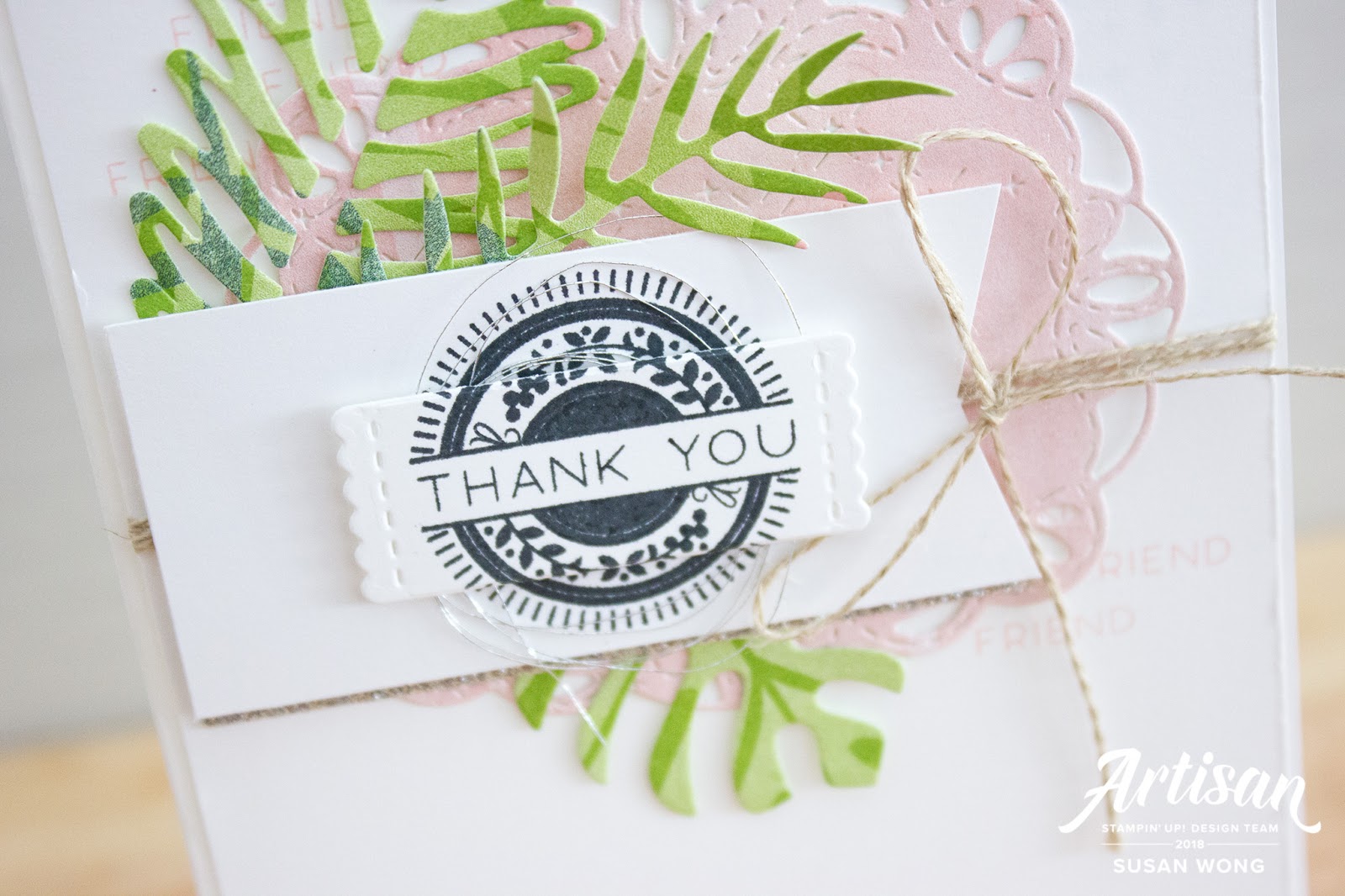 Stitched All Around - Stampin' Up! Artisan Blog Hop