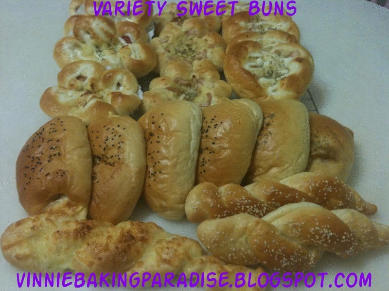 Vinnie Baking Paradise: Variety Sweet Buns