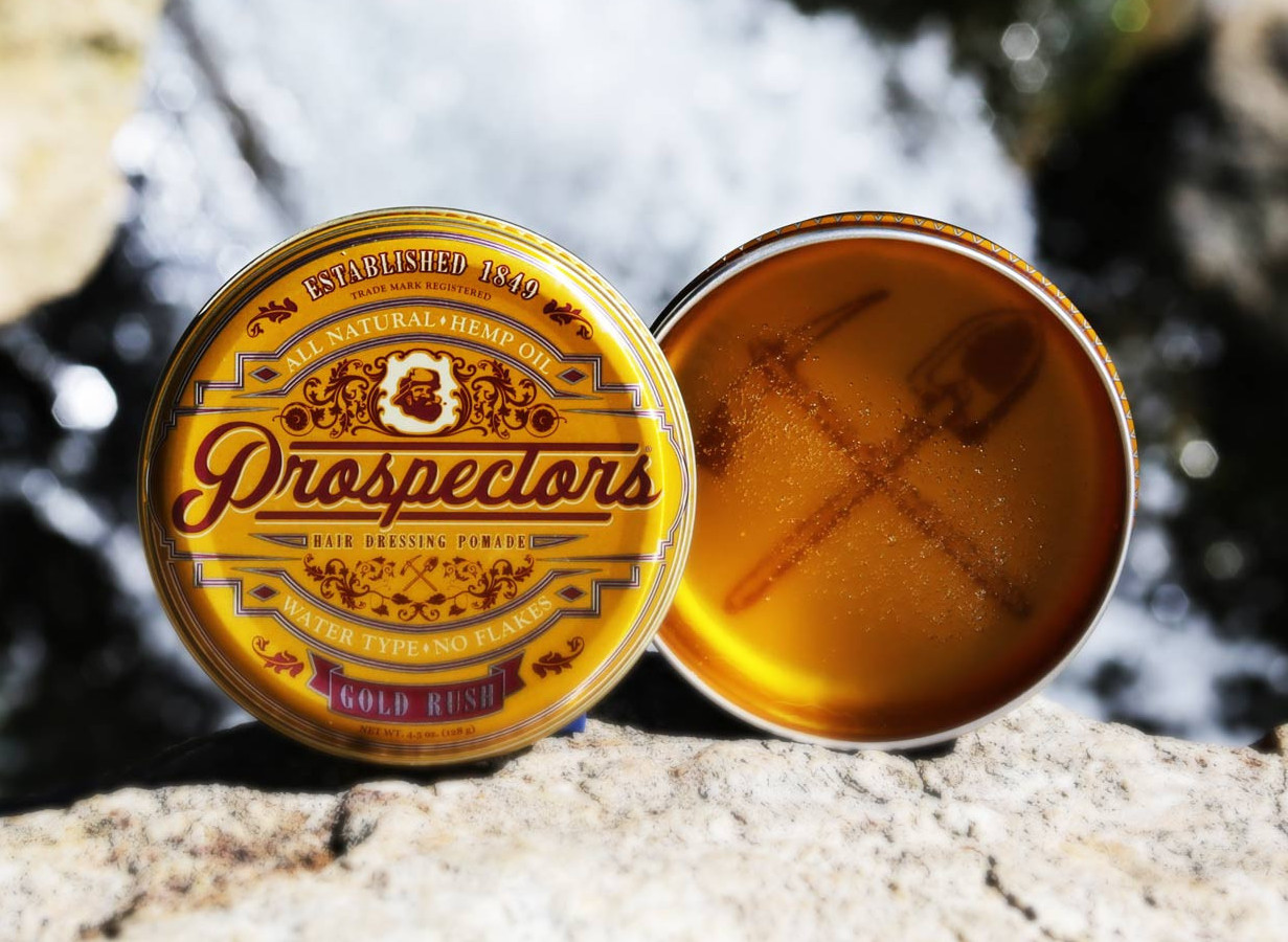 Wet The Face: Review - Prospectors / Gold Rush Pomade