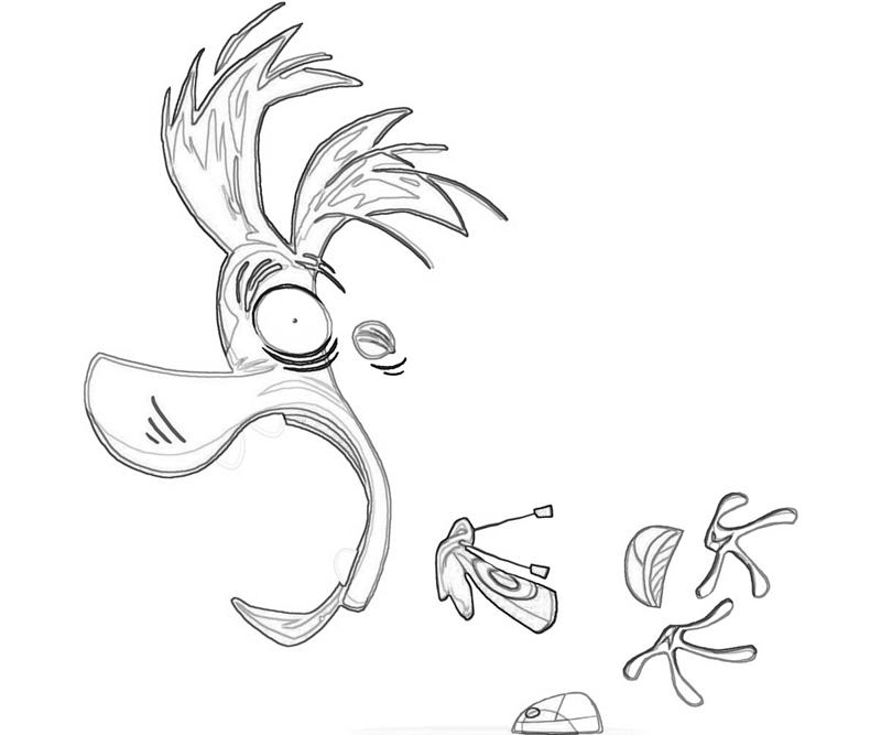 Rayman Legends Coloring Pages Coloring Pages