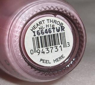 Blushed Wombat...: OPI Heart Throb Nail Lacquer NL H18 swatch/ review