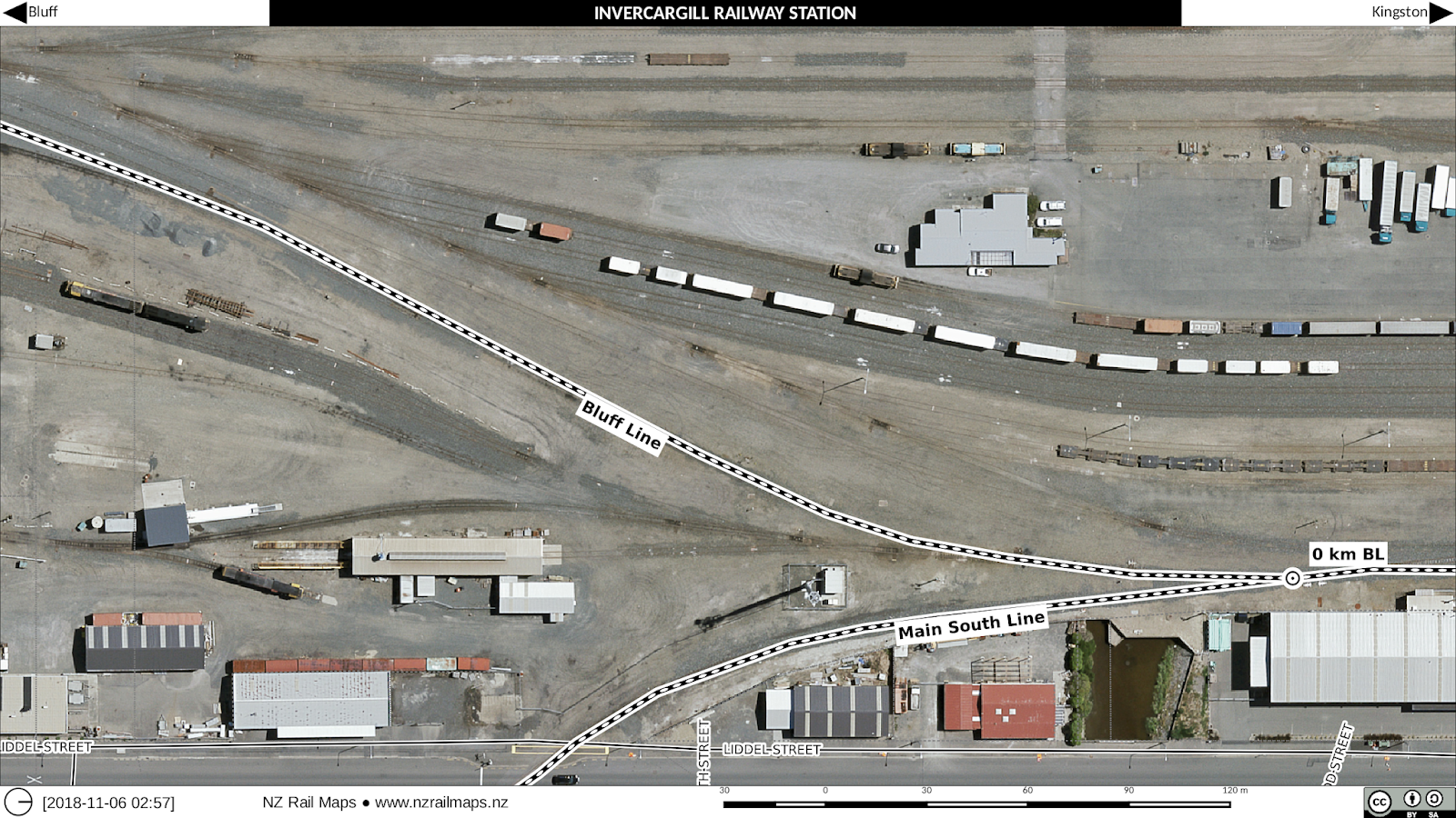 New Zealand Rail Maps: Kingston Branch [2A]: Invercargill-Makarewa 1 ...