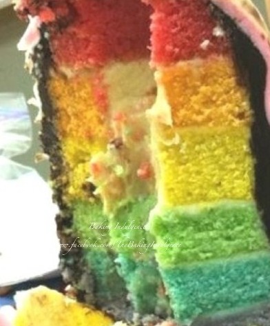 Baking Indulgence: Barbie Princess Rainbow Cake : Love to Yin Yan