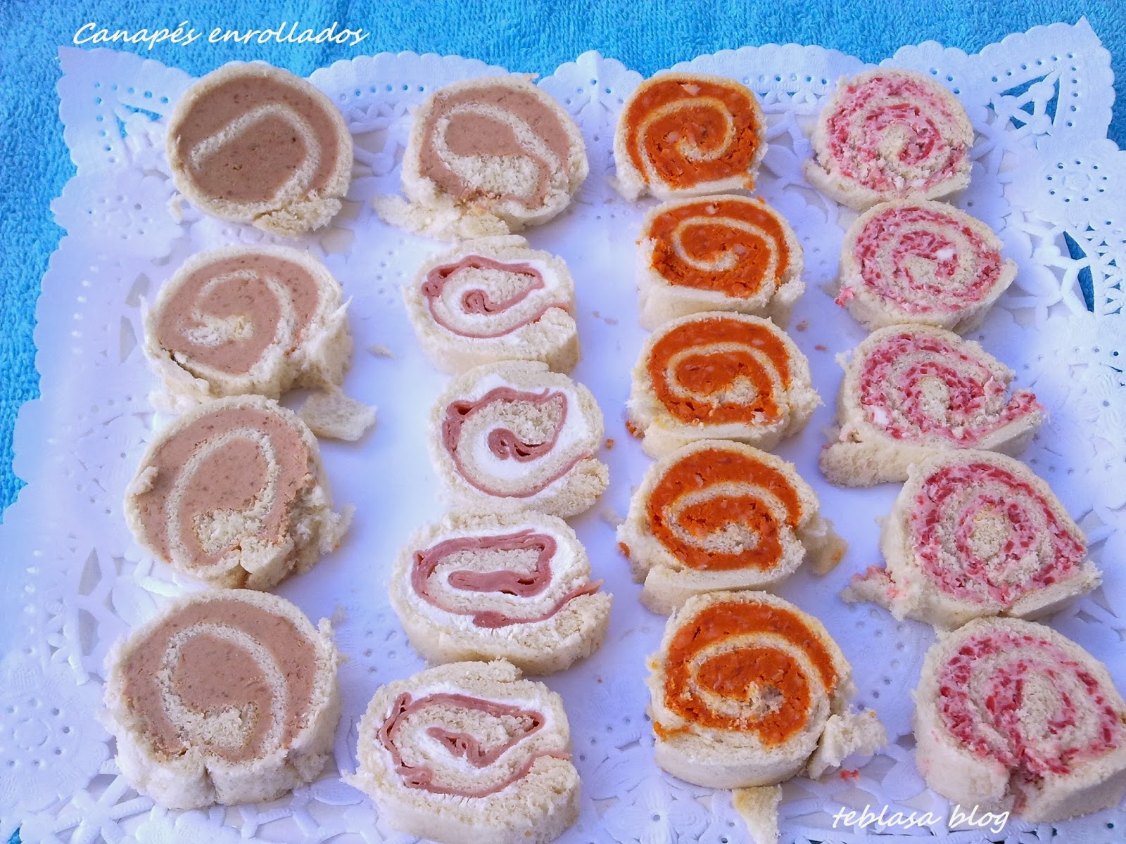 TEBLASA BLOG: CANAPÉS ENROLLADOS