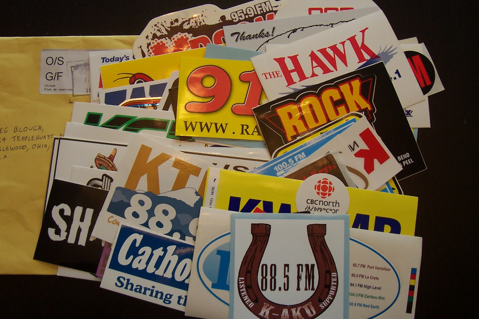 Radio Sticker of the Day: Radio Sticker of the Day Mailbag - KSTV