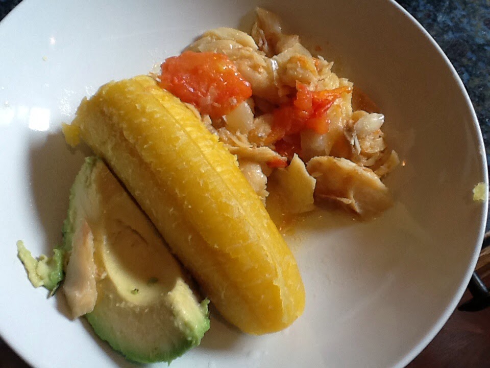 Spicy&Sweet: Everything Haitian - Morue (Saltfish) with boiled Plantain