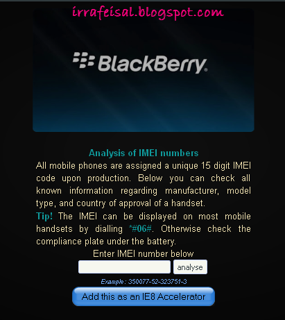 Cara Mengecek Keaslian PIN, IMEI, Type Handphone Blackberry | Journey ...