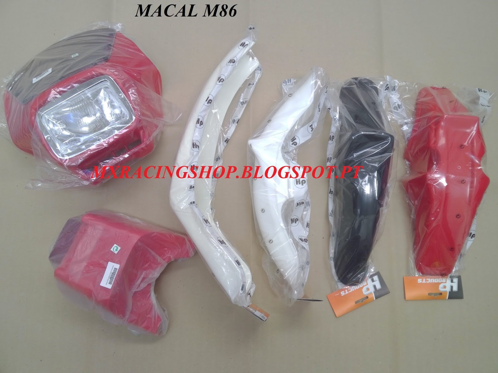 MX RACING SHOP: KIT PLÁSTICOS MACAL M86 / M83