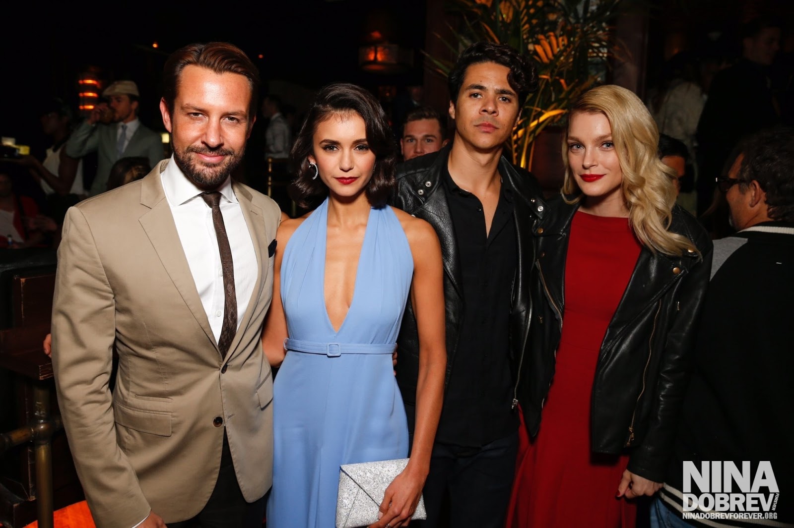 Nina Dobrev and Omar Mangalji || Birthday soiree at The Spare Room in ...