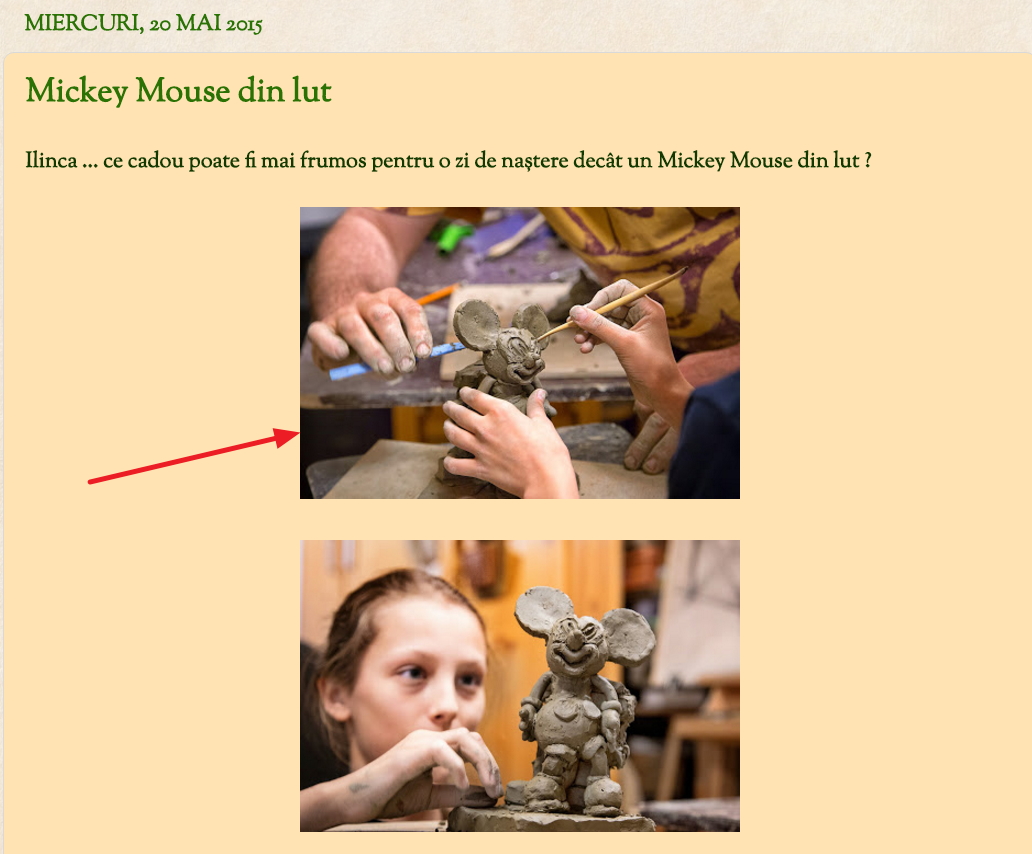 Cursuri de modelaj în lut