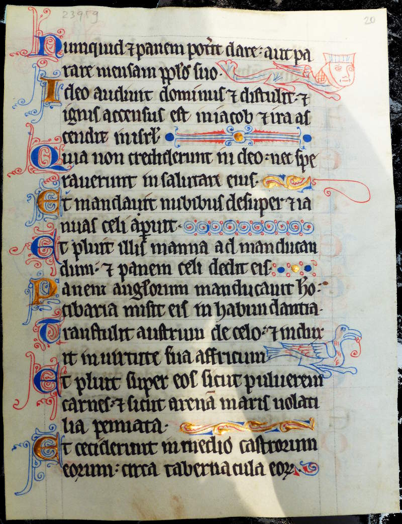 Medieval Manuscripts Provenance: A Lavishly Illuminated 13th-Century ...
