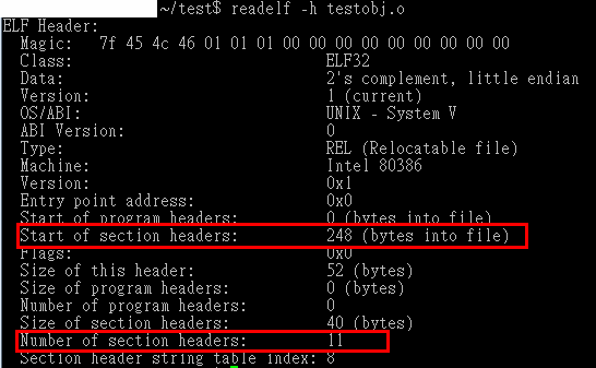 linux與嵌入系統: elf中的header跟section header