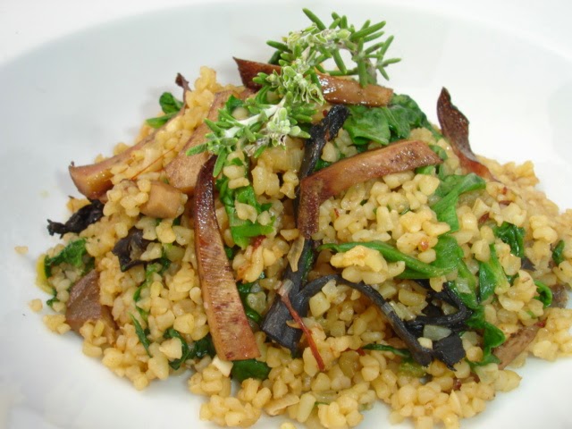 Kochbuch für Max und Moritz: Tierfreitag: Risotto aus Bulgur mit Spinat ...