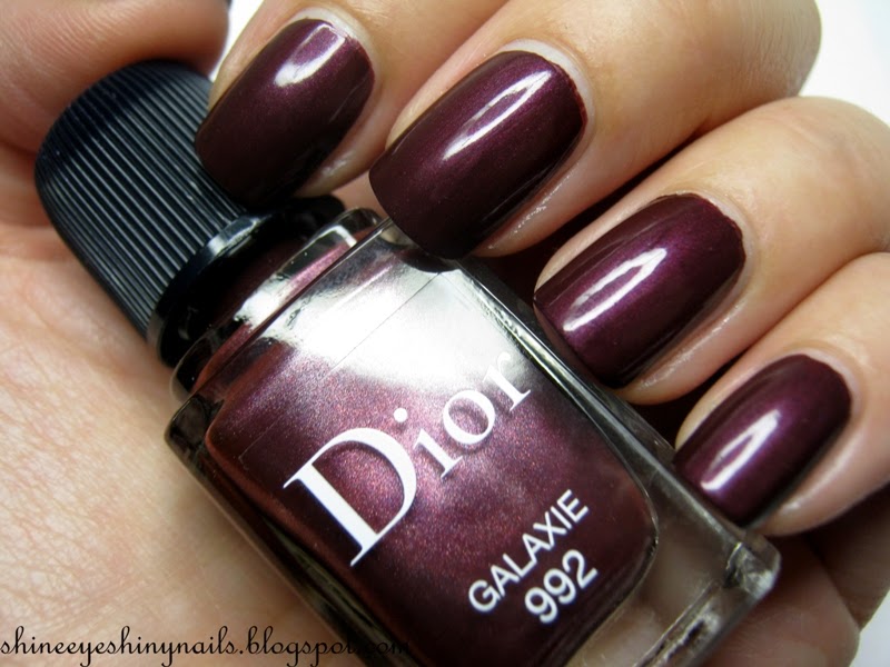 old: shine eye's shiny nails: dior galaxie 992 (mystic metallics)