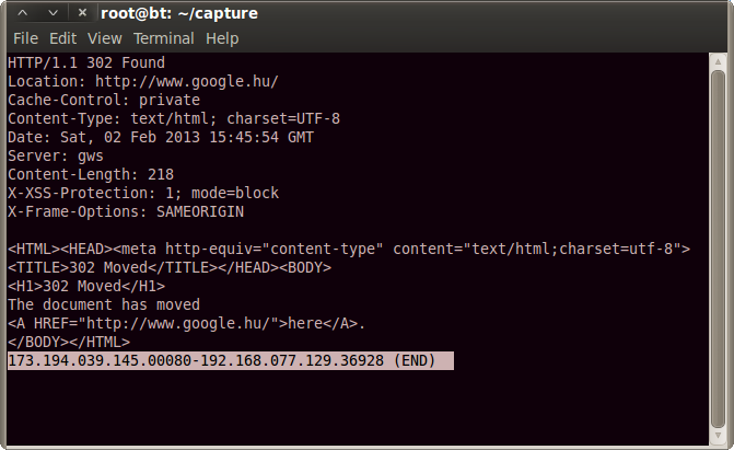 The Evil Bit Blog Backtrack Forensics Tcpflow