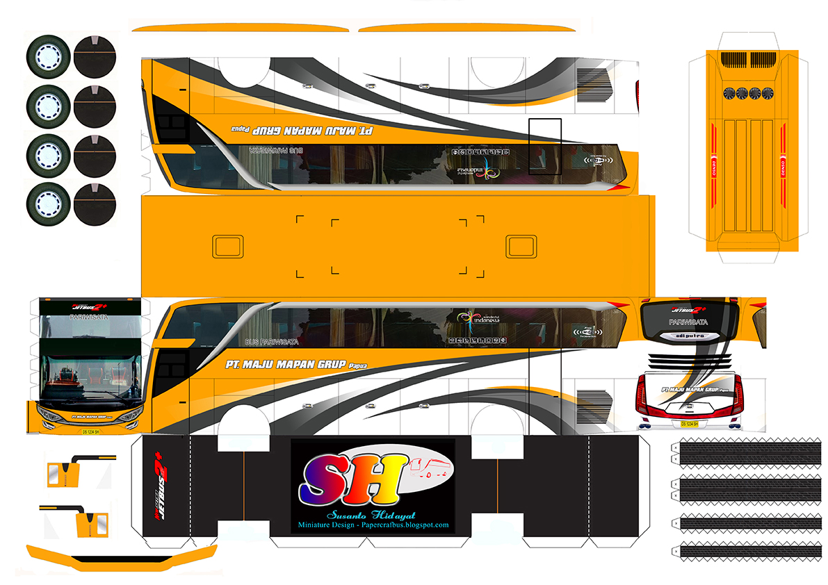 DESIGN PAPERCRAFT BUS